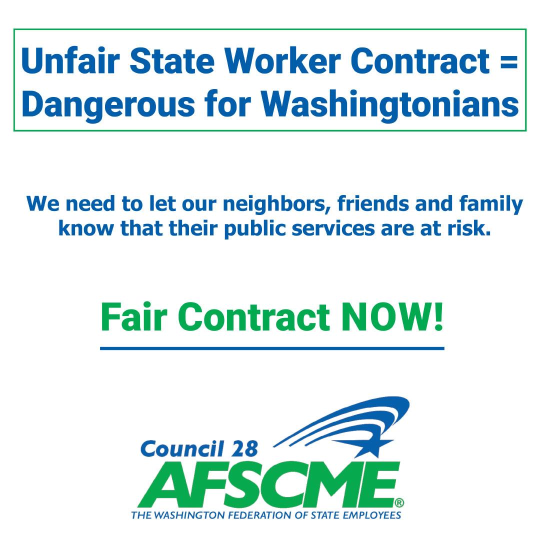 WFSE Rallies Statewide as State Threatens Public Services | AFSCME ...
