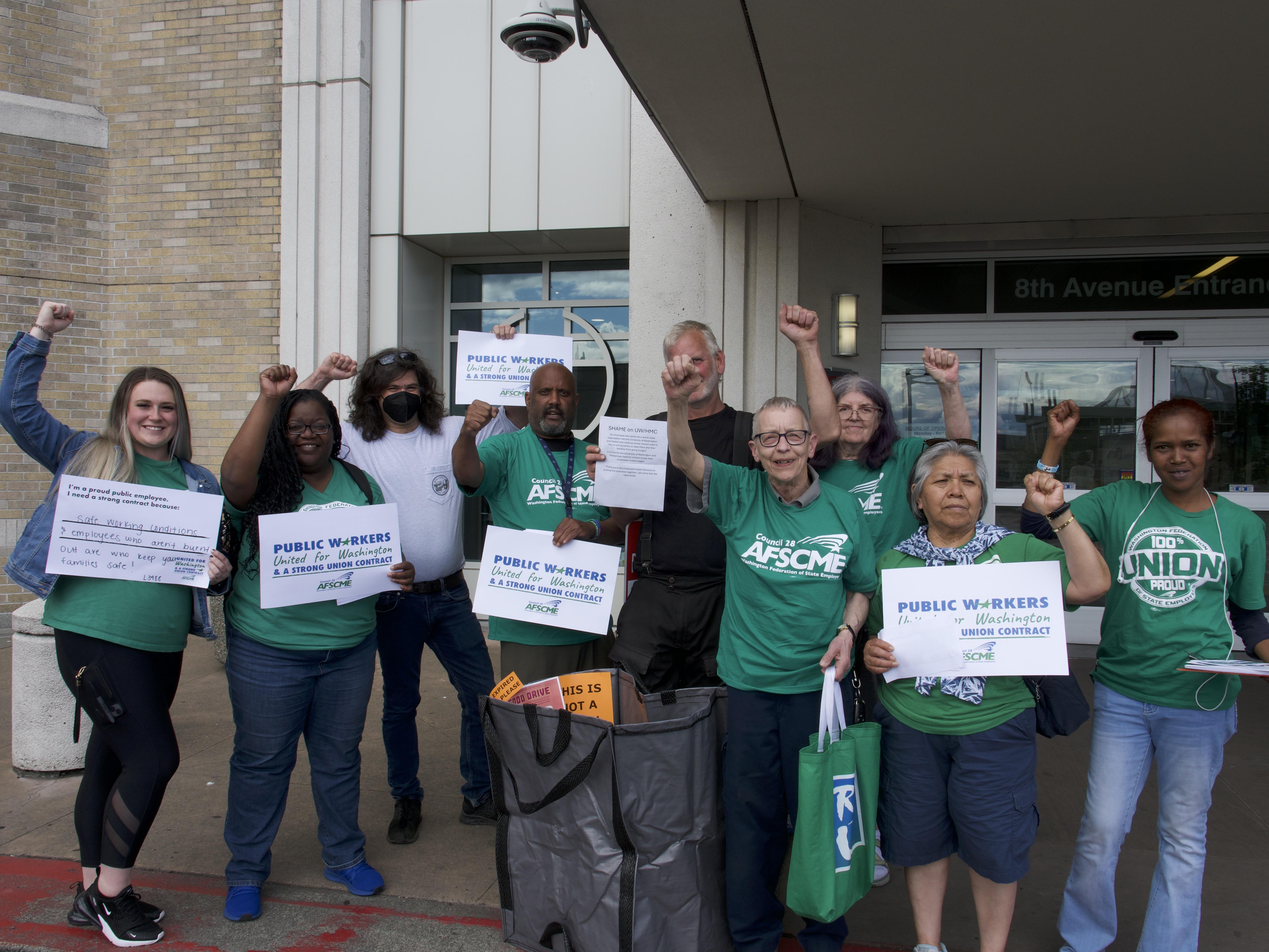 Food Banks and Frustration: University of Washington Workers Demand ...