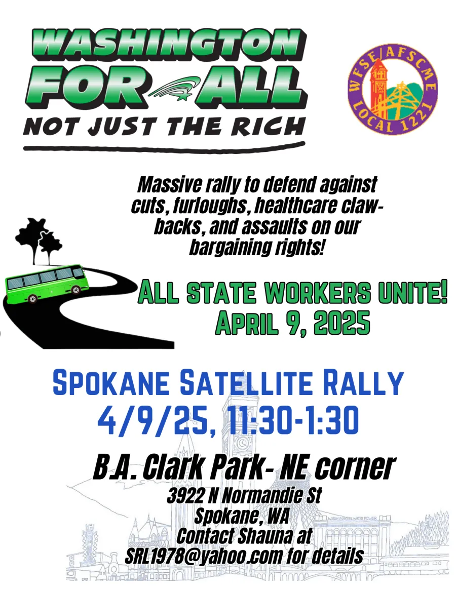 WFSE Rally Against Cuts and Furloughs | Local 1221